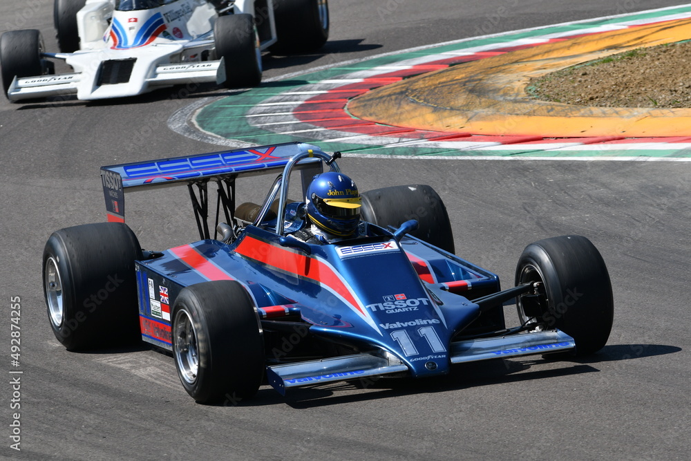 21 April 2018: Beaumont Andrew GB run with historic F1 car Lotus 81 ...