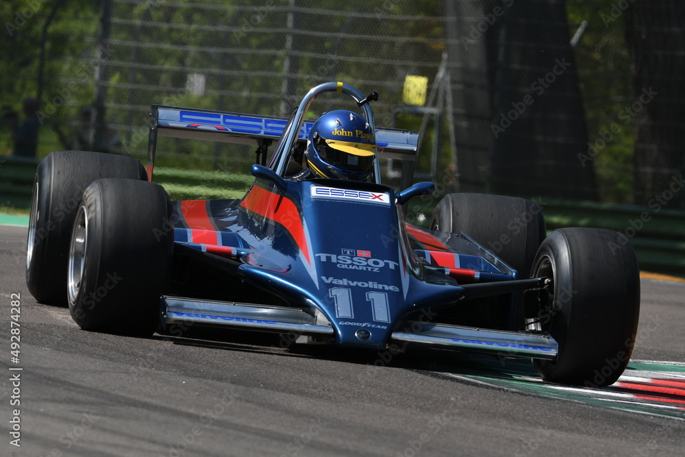 21 April 2018: Beaumont Andrew GB run with historic F1 car Lotus 81 ...