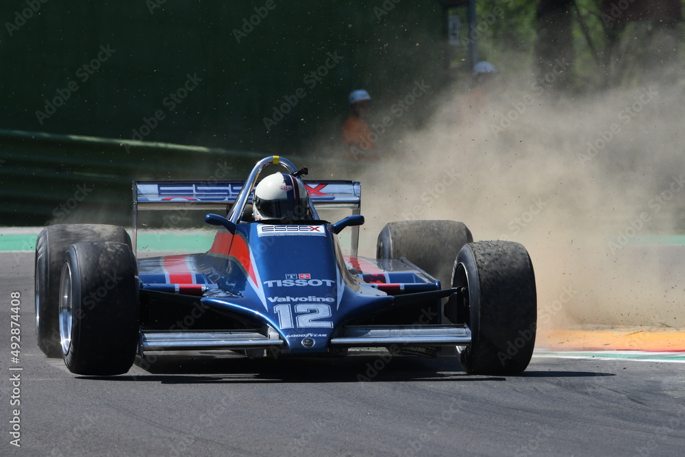 21 April 2018: Brooks, Steve GB run with historic F1 car Lotus 81 ...