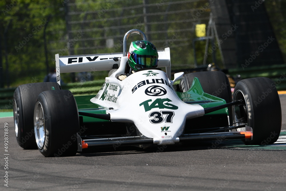 21 April 2018: D'Ansembourg, Christophe BE run with historic 1981 F1 ...