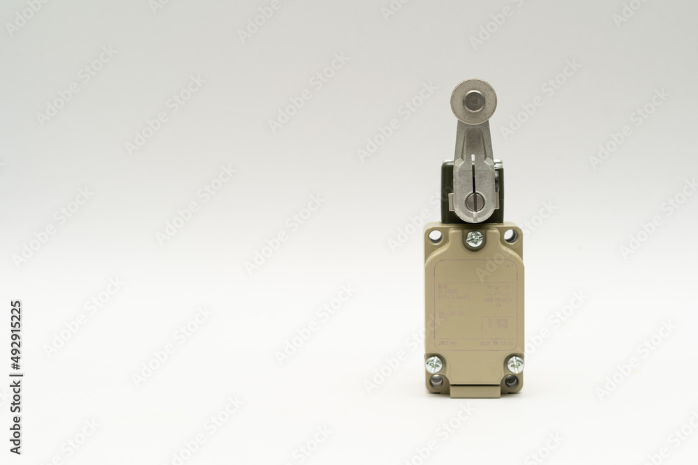 Limit switch sensor of the machine. Tiny limit switch for mechanical ...