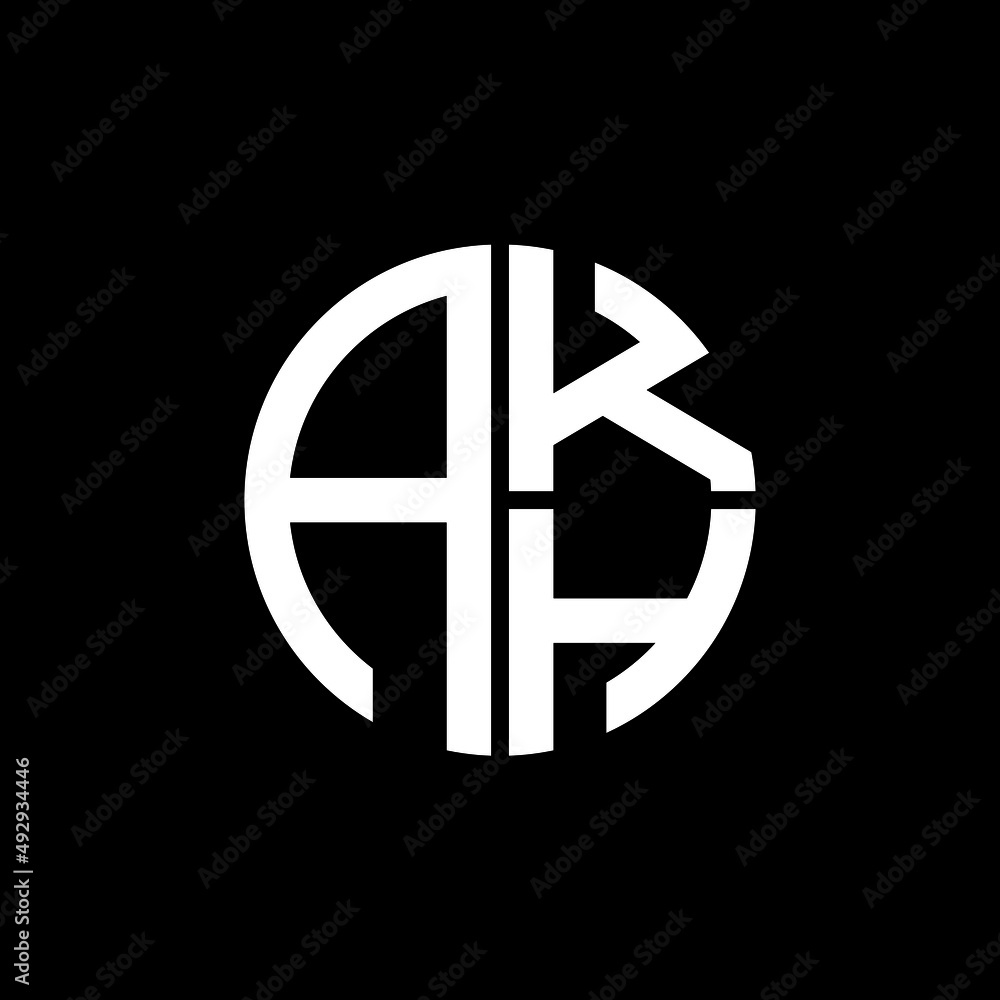 AKH logo AKH icon AKH vector AKH monogram AKH letter AKH minimalist AKH ...
