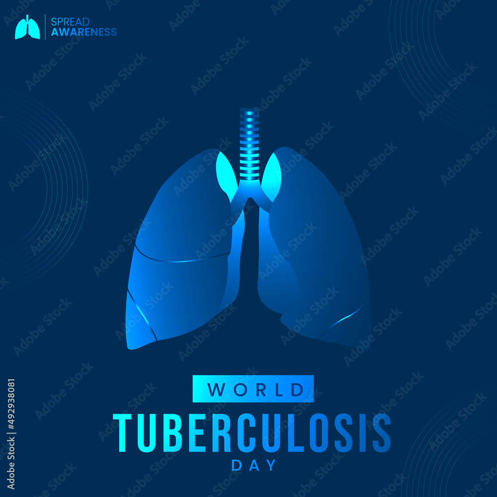 World tuberculosis day awareness about tuberculosis design Stock Vector ...