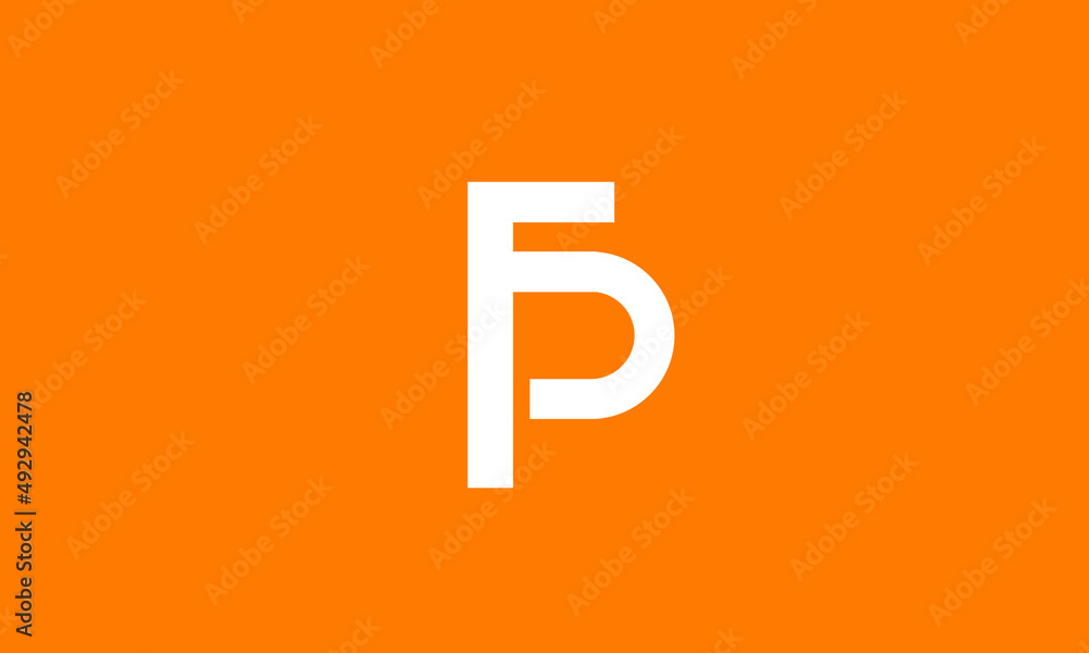 Alphabet letters Initials Monogram logo FP, PF, F and P Stock Vector ...