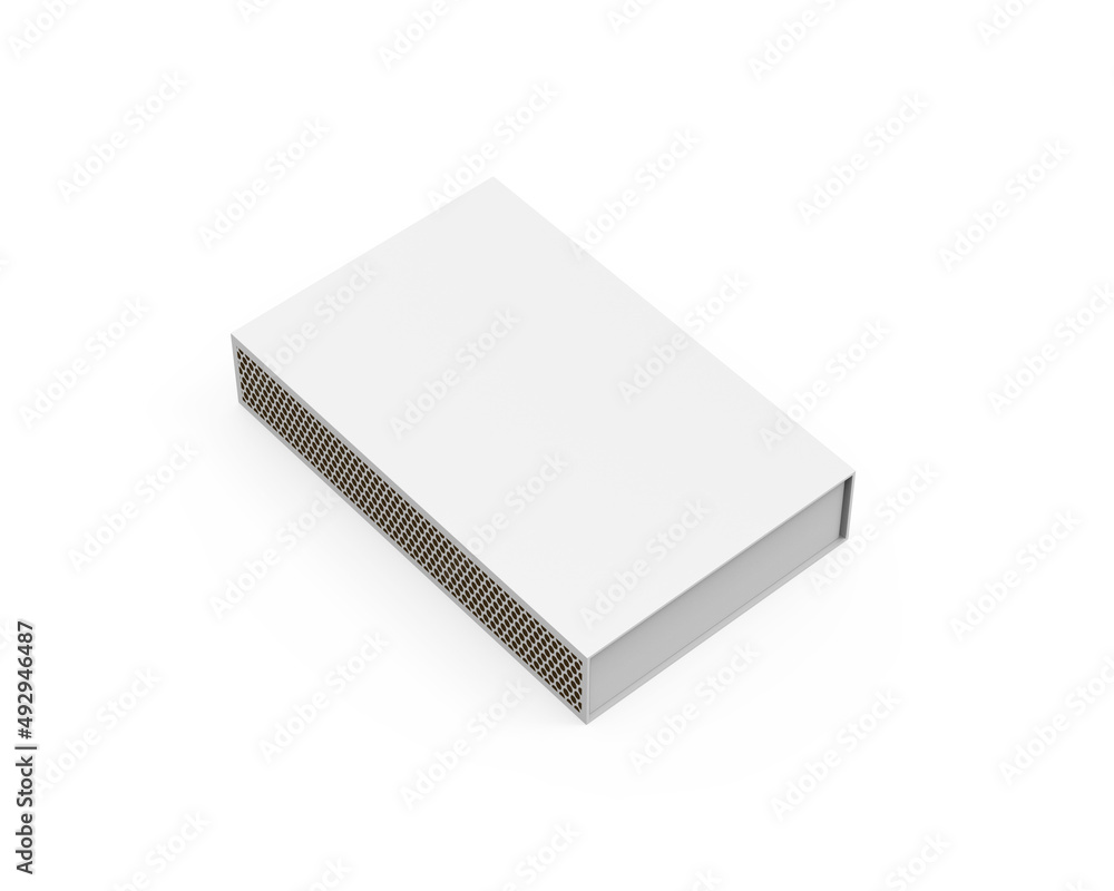 Blank matchbox mockup for branding and promotion, empty paper packaging ...