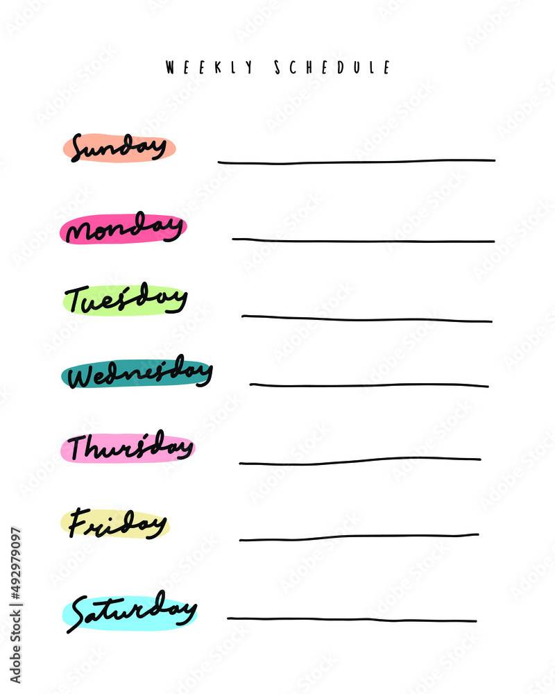 Minimalist design planner. Daily, weekly, monthly planner template ...