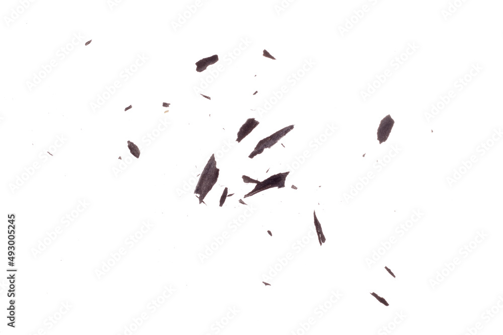 black ash isolated on white background Stock Photo | Adobe Stock