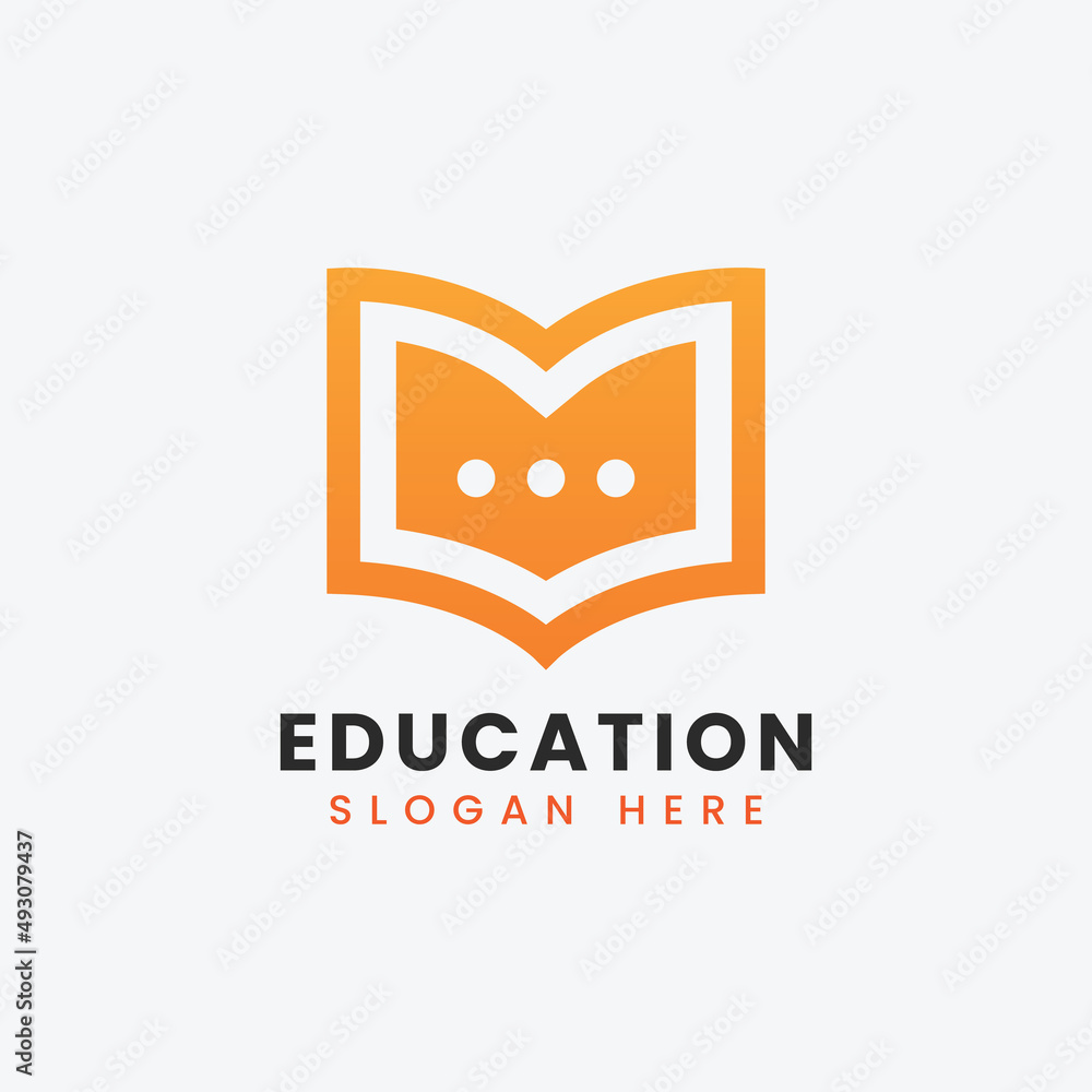 Educational logo design vector, creative educational logo design ...