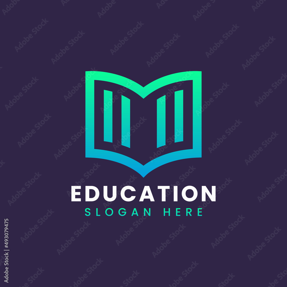 Educational logo design vector, creative educational logo design ...
