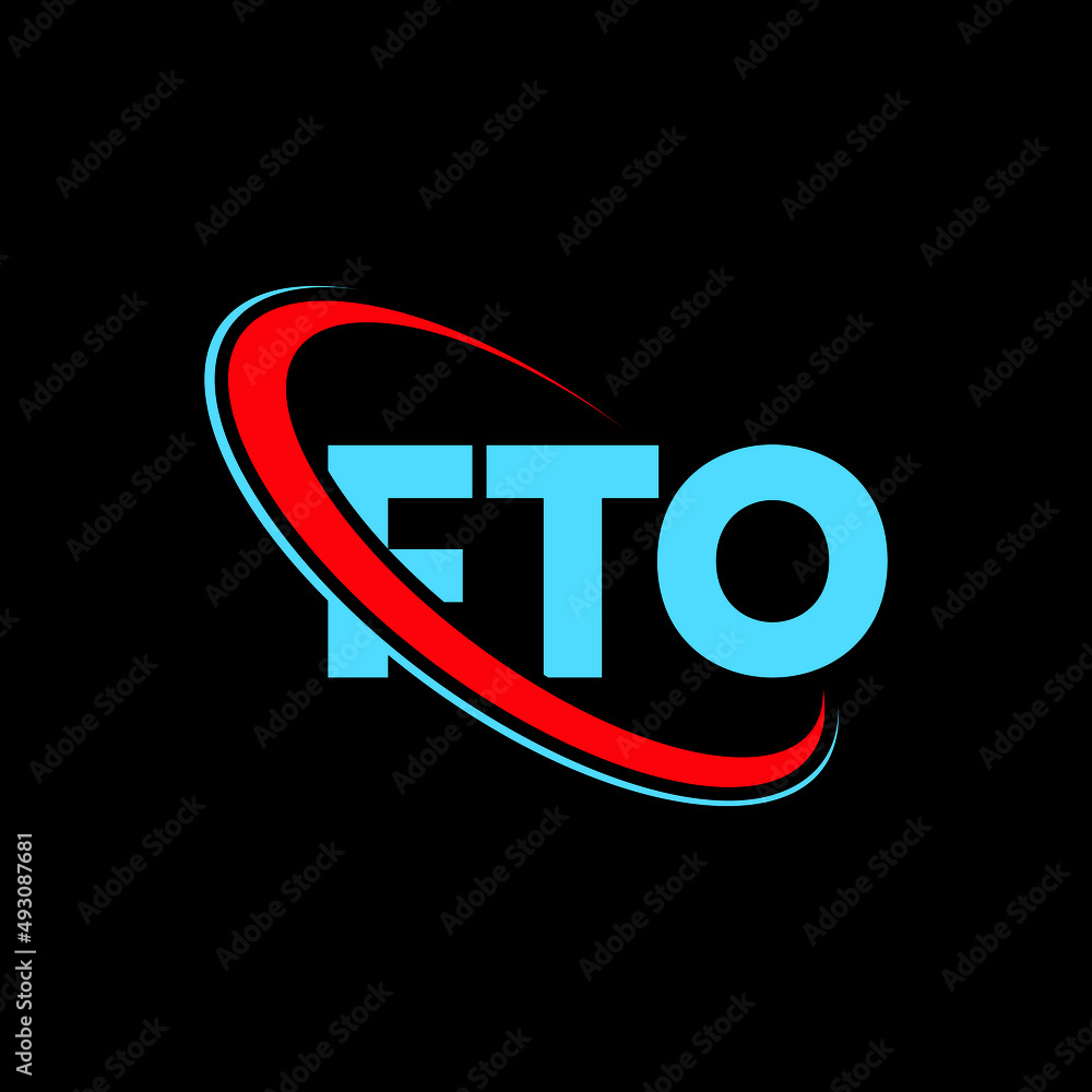 FTO logo. FTO letter. FTO letter logo design. Initials FTO logo linked ...