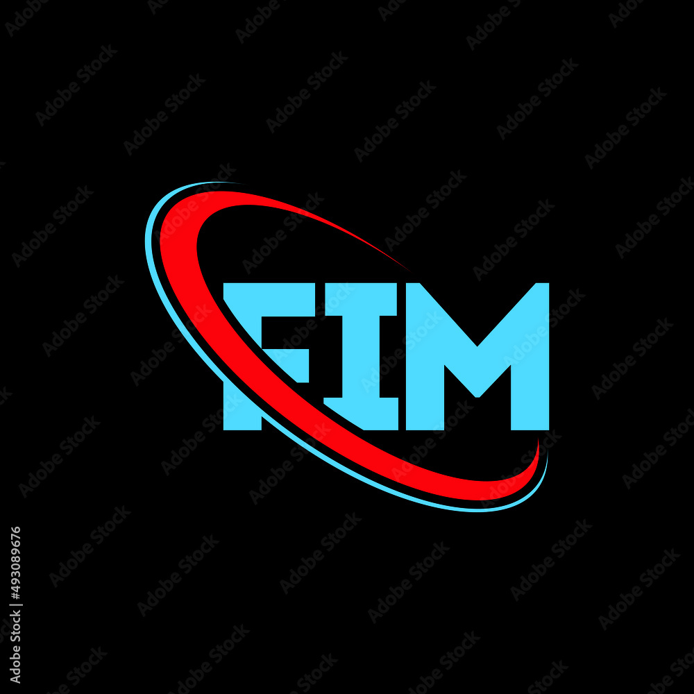 FIM logo. FIM letter. FIM letter logo design. Initials FIM logo linked ...