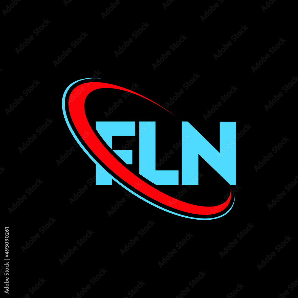FLN logo. FLN letter. FLN letter logo design. Initials FLN logo linked ...