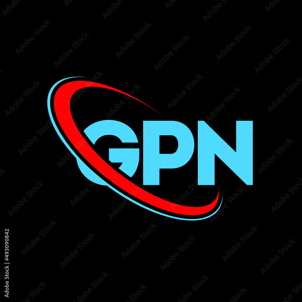 GPN logo. GPN letter. GPN letter logo design. Initials GPN logo linked ...
