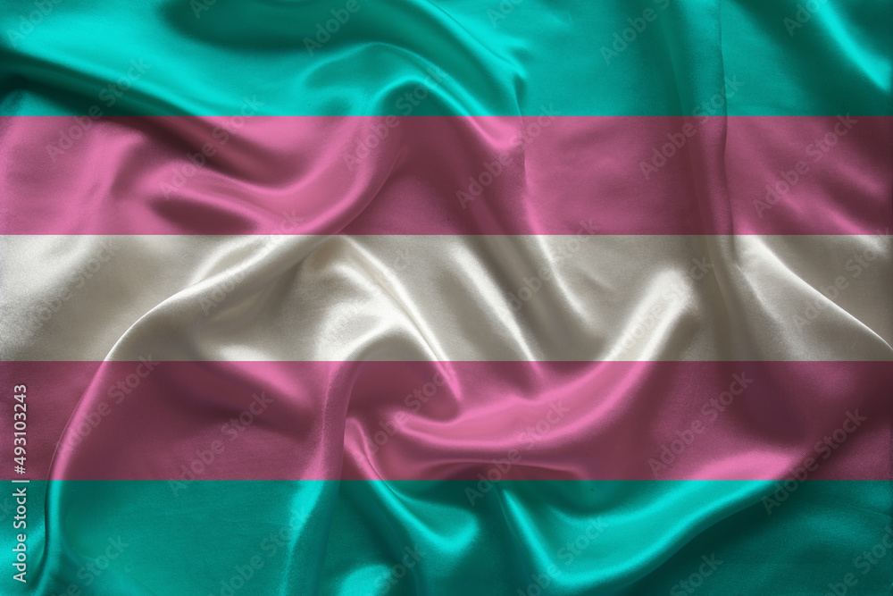 striped Nonbinary Trans Flag: Combining the Non-binary and Transgender ...