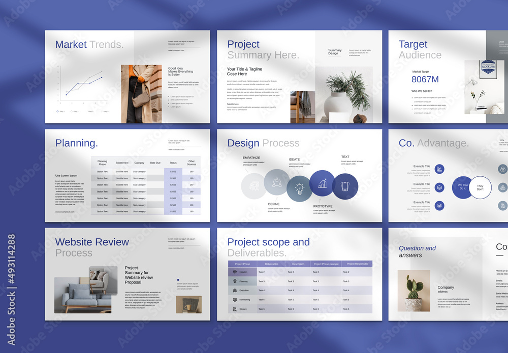 Presentation Layout Stock Template | Adobe Stock