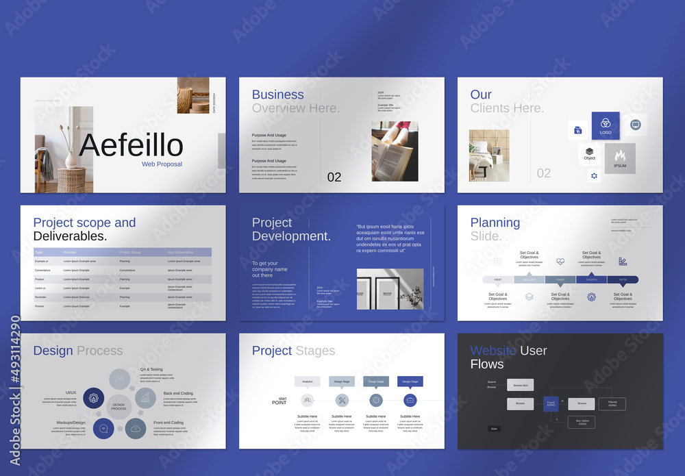 Presentation Layout Stock Template | Adobe Stock
