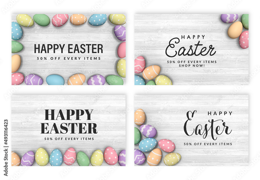 Light Easter Egg Backgrounds Happy Easter Textures Stock Template ...