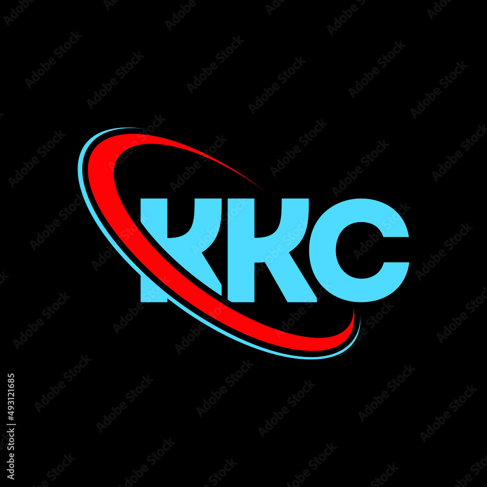 KKC logo. KKC letter. KKC letter logo design. Initials KKC logo linked ...