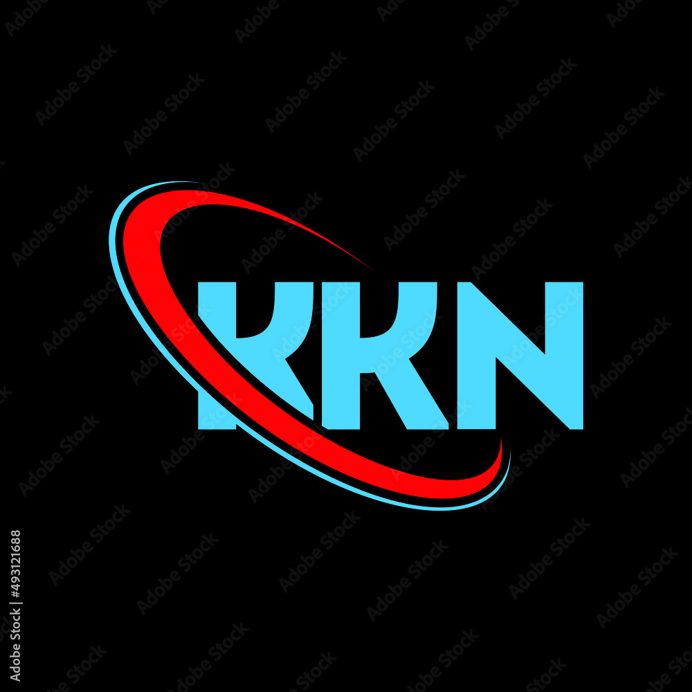 KKN logo. KKN letter. KKN letter logo design. Initials KKN logo linked ...