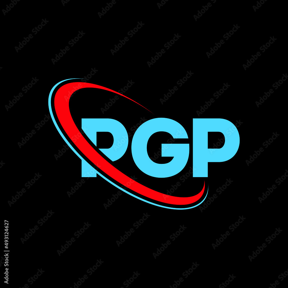 PGP logo. PGP letter. PGP letter logo design. Initials PGP logo linked ...