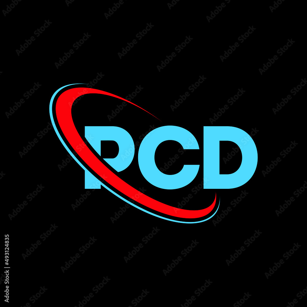 PCD logo. PCD letter. PCD letter logo design. Intitials PCD logo linked ...