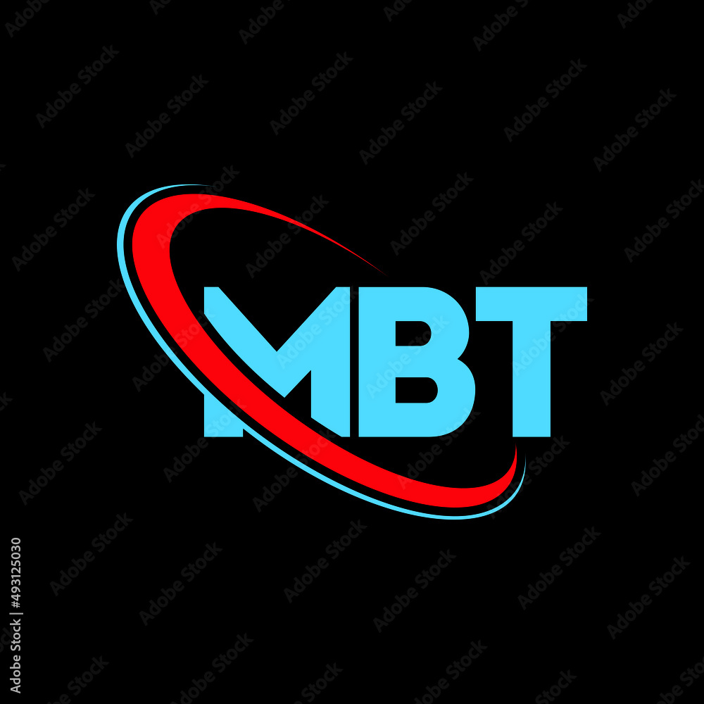 MBT logo. MBT letter. MBT letter logo design. Intitials MBT logo linked ...
