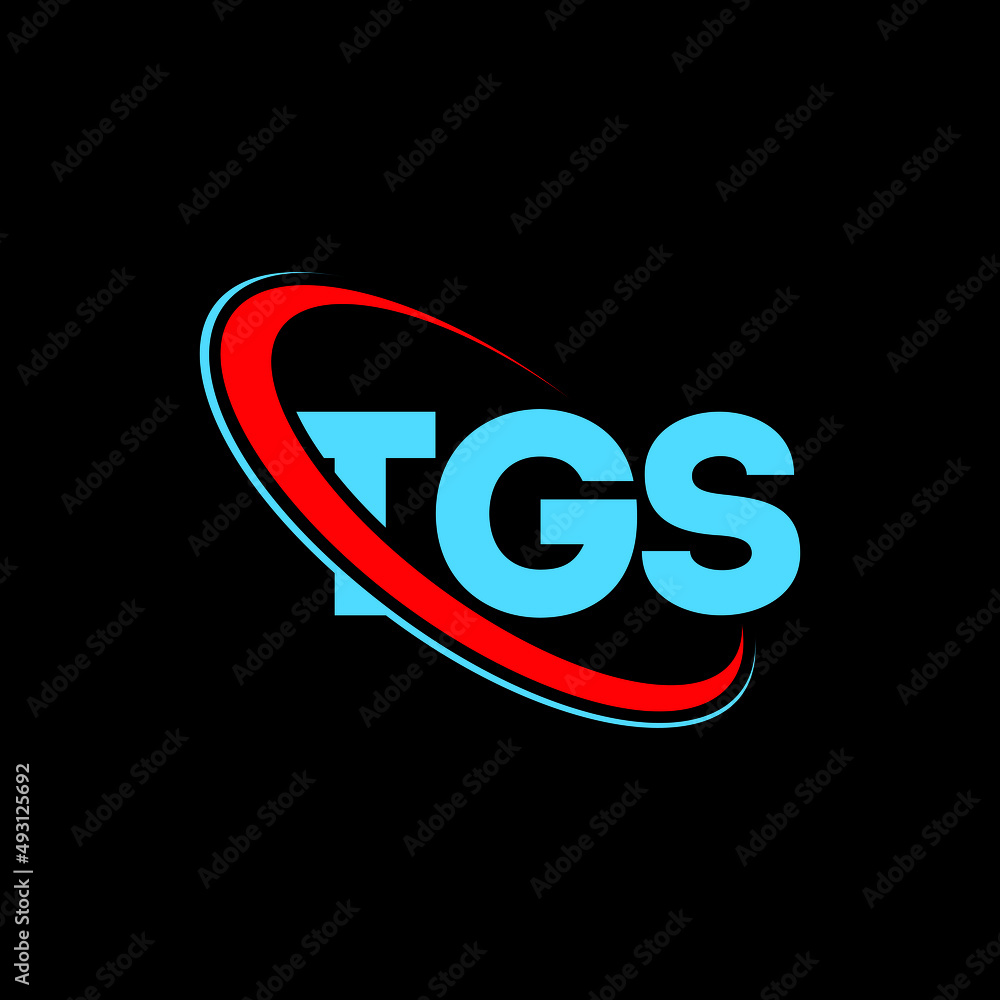 TGS logo. TGS letter. TGS letter logo design. Initials TGS logo linked ...