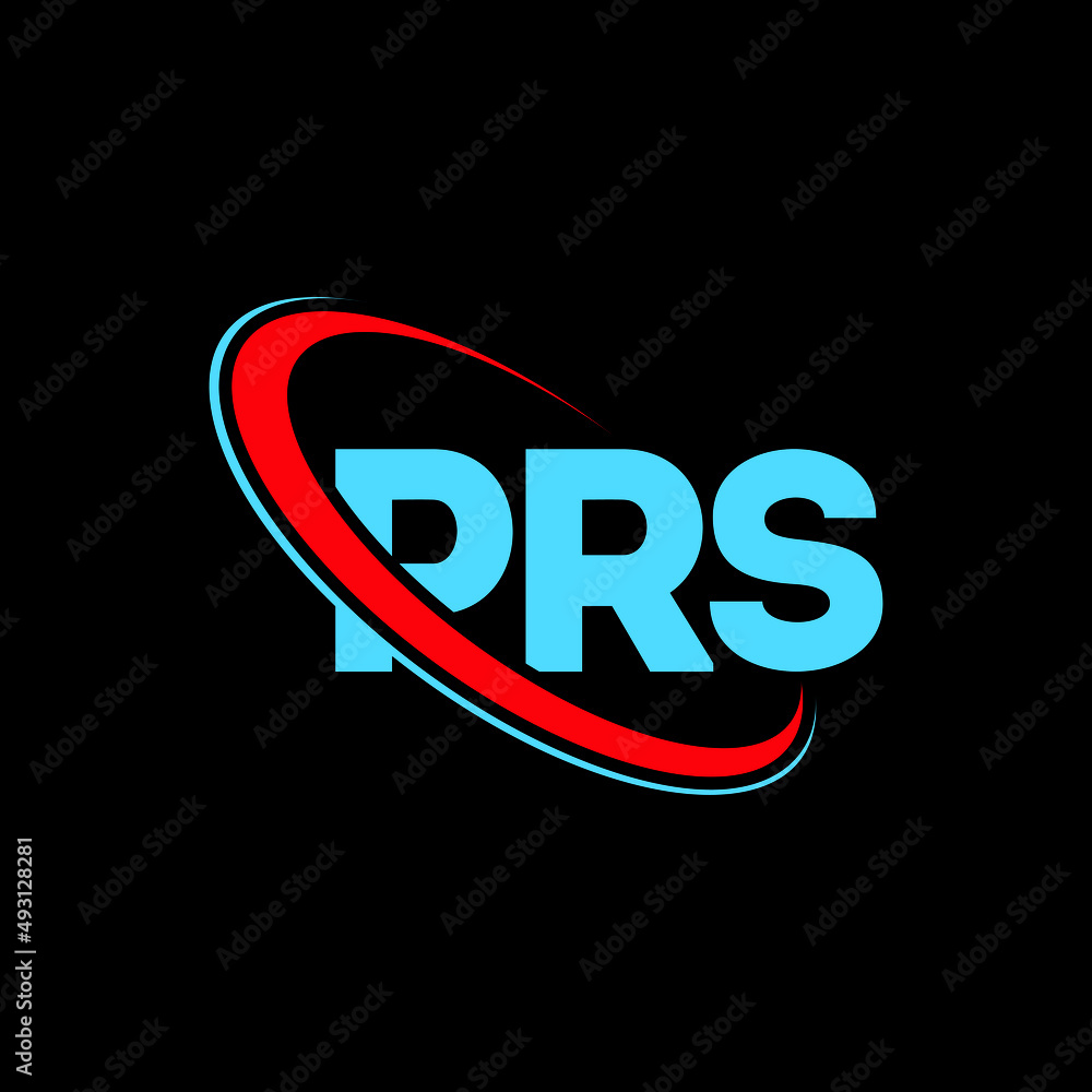 PRS logo. PRS letter. PRS letter logo design. Initials PRS logo linked ...