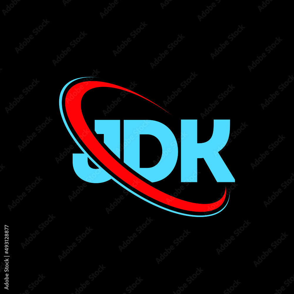 Vetor do Stock: JDK logo. JDK letter. JDK letter logo design. Initials ...