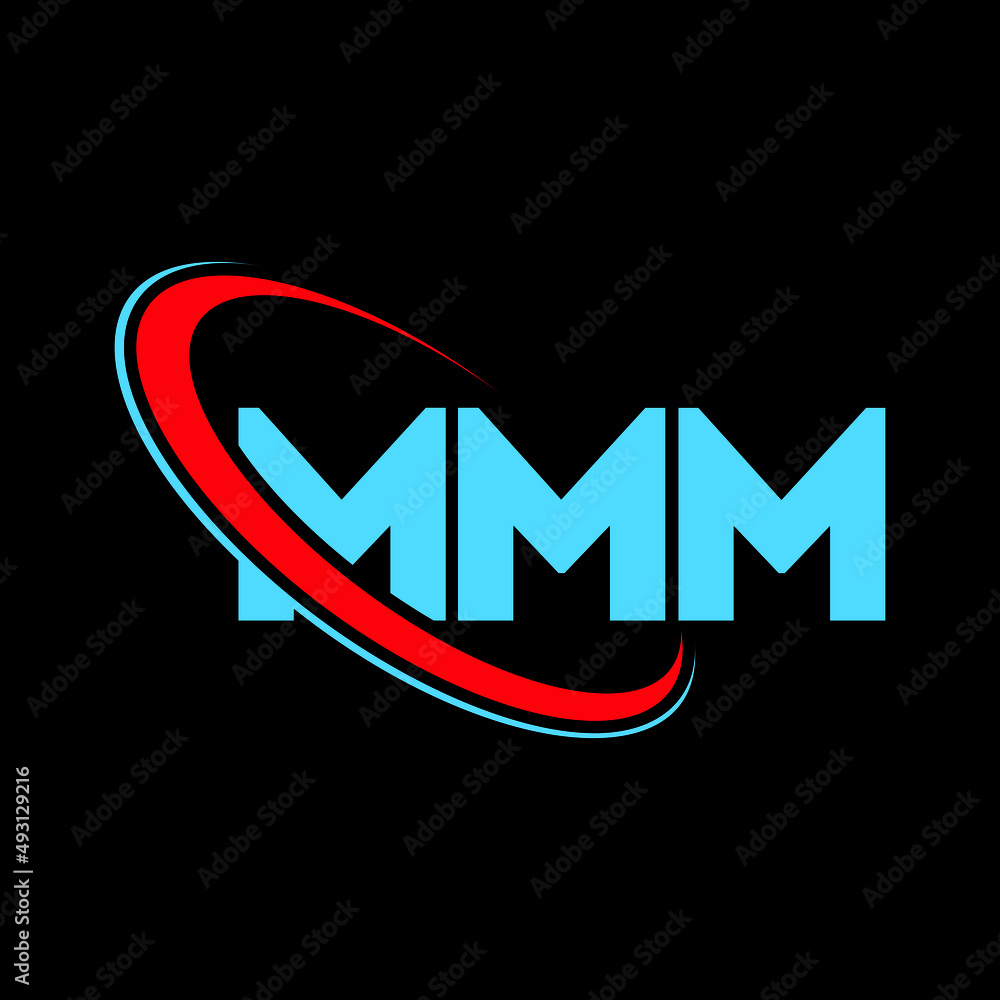 MMM logo. MMM letter. MMM letter logo design. Initials MMM logo linked ...