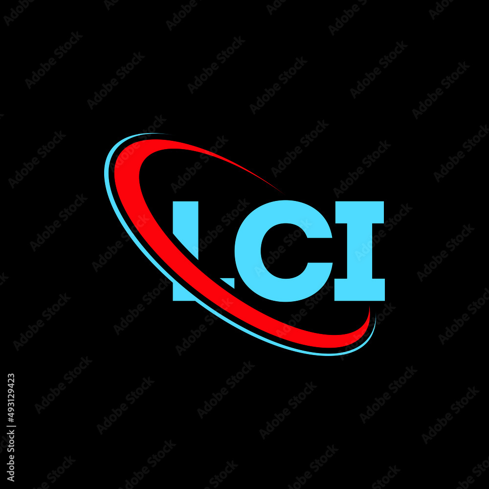 LCI logo. LCI letter. LCI letter logo design. Intitials LCI logo linked ...