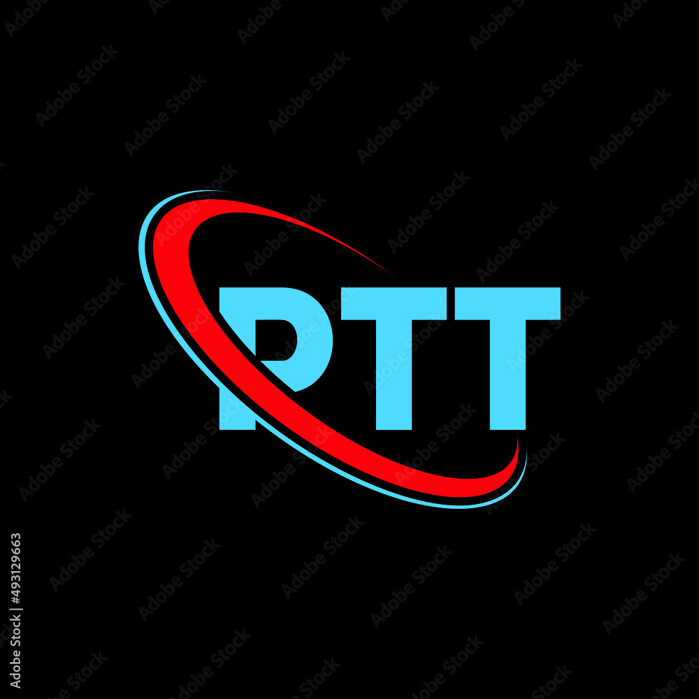 Vecteur Stock PTT logo. PTT letter. PTT letter logo design. Initials ...