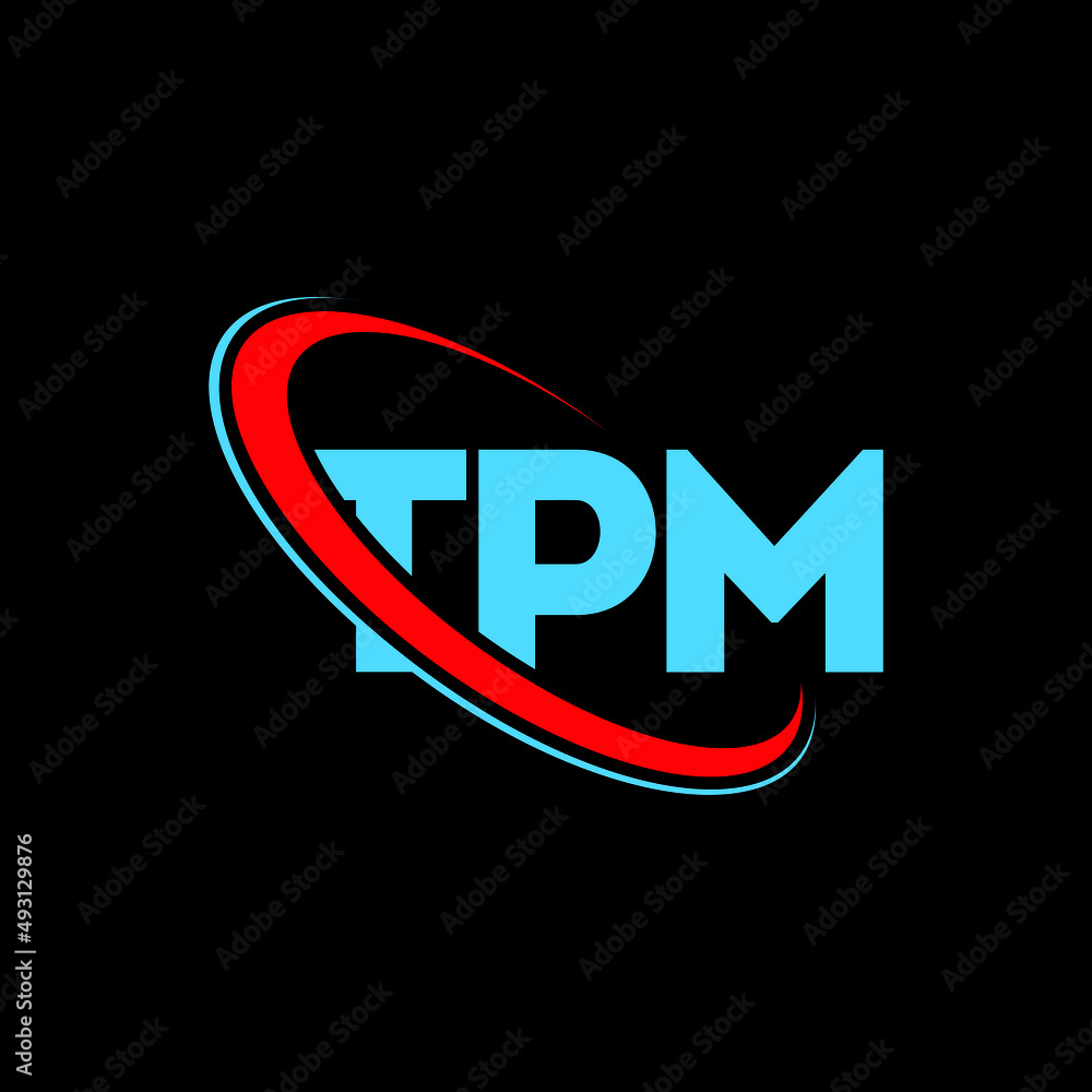 TPM logo. TPM letter. TPM letter logo design. Initials TPM logo linked ...