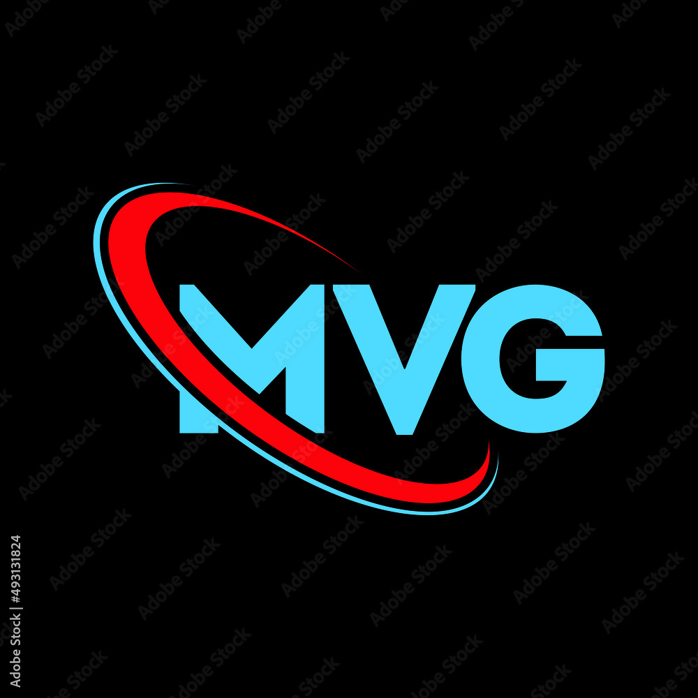 MVG logo. MVG letter. MVG letter logo design. Initials MVG logo linked ...