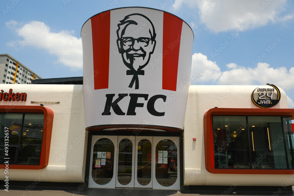 "Setia Alam, Malaysia- Circa March, 2022: A picture of KFC giant bucket ...