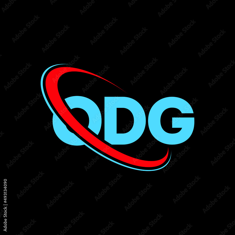 ODG logo. ODG letter. ODG letter logo design. Initials ODG logo linked ...