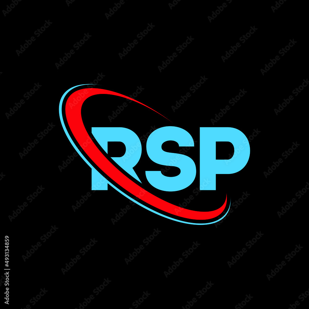 RSP logo. RSP letter. RSP letter logo design. Initials RSP logo linked ...