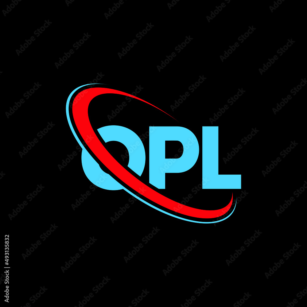 OPL logo. OPL letter. OPL letter logo design. Initials OPL logo linked ...