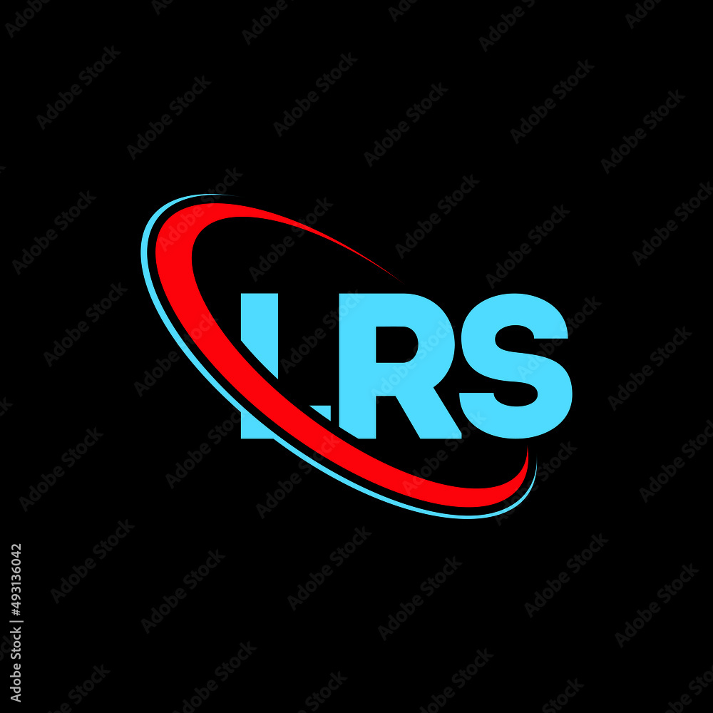 Vetor de LRS logo. LRS letter. LRS letter logo design. Initials LRS ...