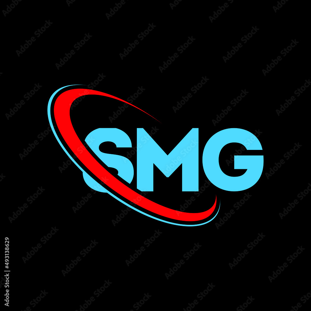 SMG logo. SMG letter. SMG letter logo design. Initials SMG logo linked ...