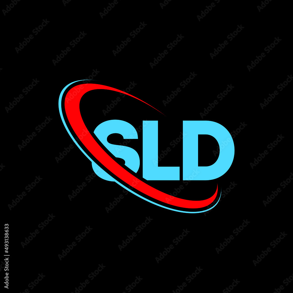 SLD logo. SLD letter. SLD letter logo design. Initials SLD logo linked ...