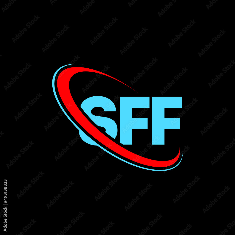 SFF logo. SFF letter. SFF letter logo design. Initials SFF logo linked ...
