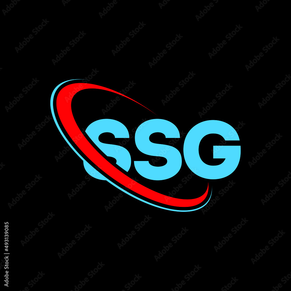 SSG logo. SSG letter. SSG letter logo design. Initials SSG logo linked ...