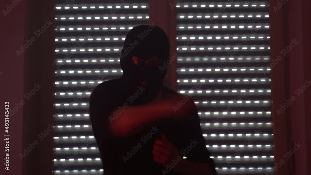 Serial killer under the drug effect showing cruel methods of attack on ...