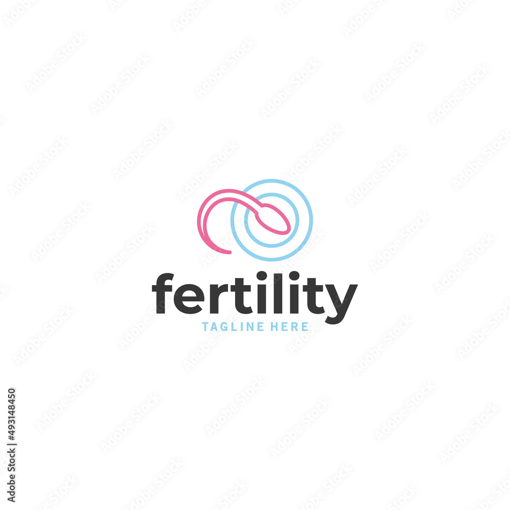Fertility logo icon vector isolated concept Stock Vector | Adobe Stock