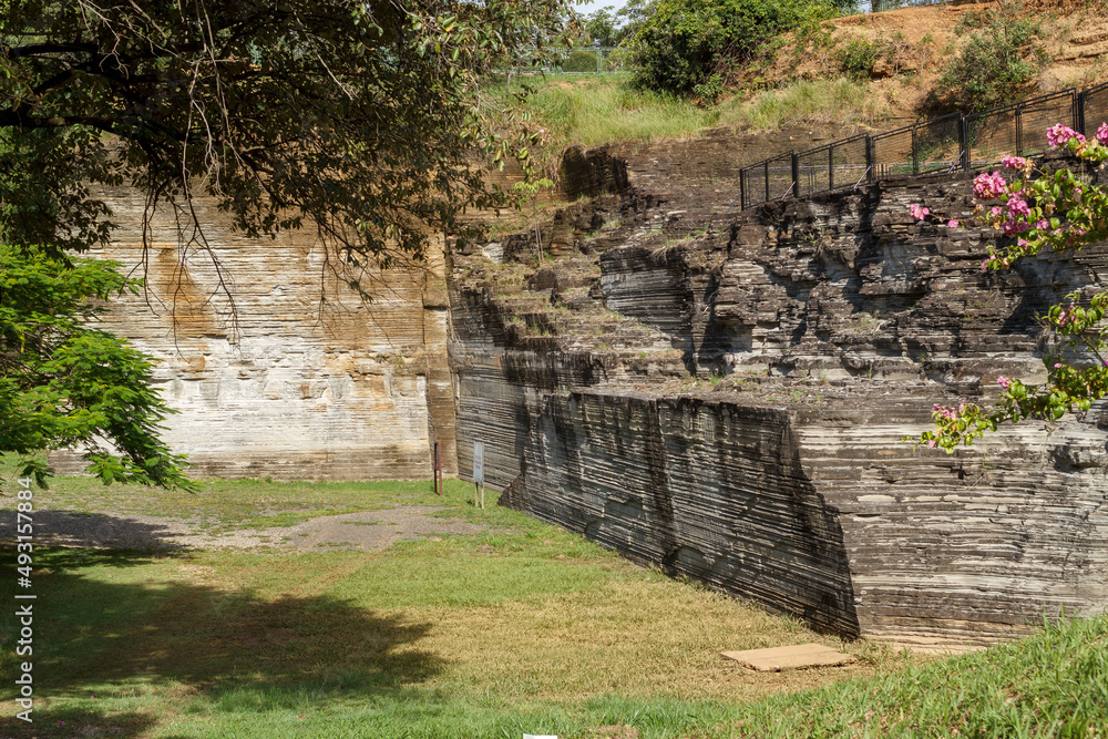 landscape, trips, quarry, sandstone, tourist spot, varve, geological ...