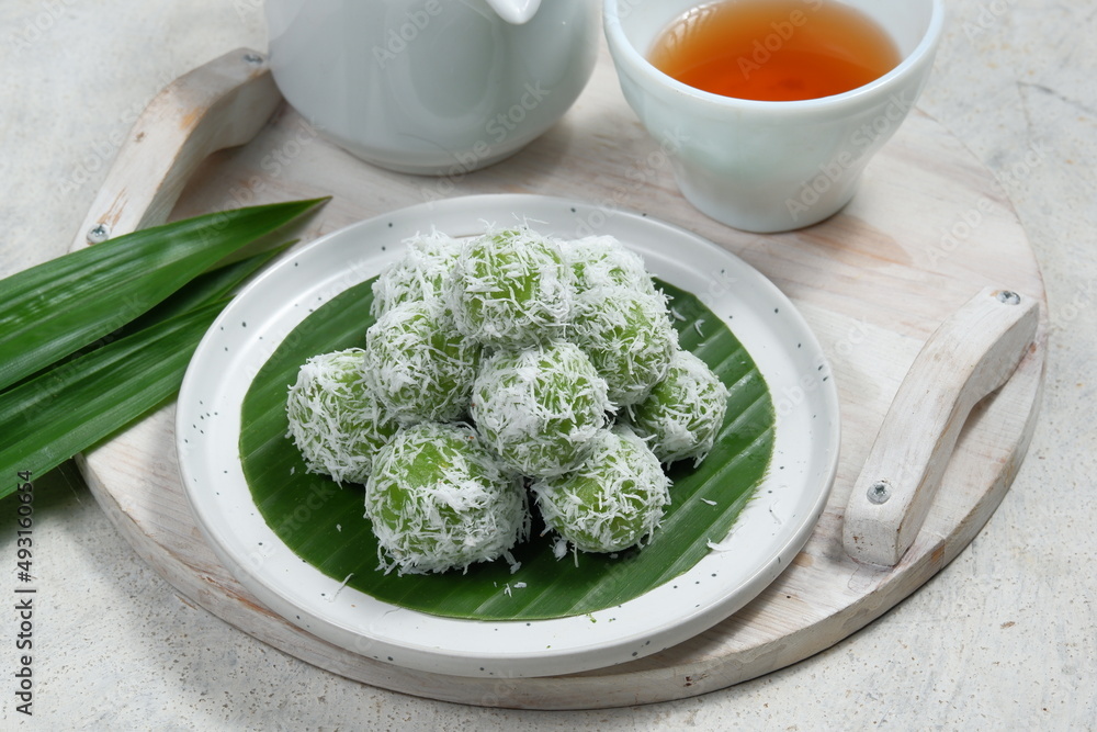 Klepon or kelepon is one of Indonesia's traditional snack made from ...