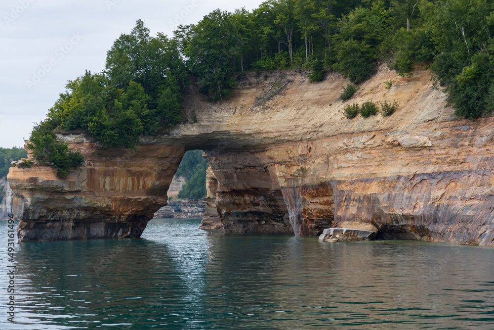 Pictured Rocks National Lakeshore, Upper Peninsula, Michigan, USA Stock ...