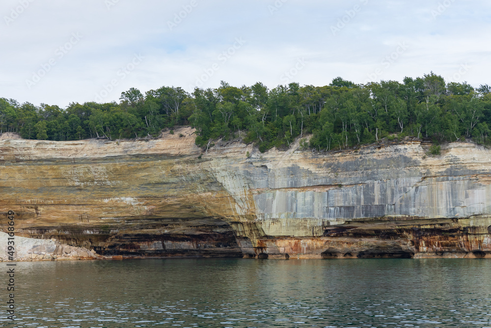 Pictured Rocks National Lakeshore, Upper Peninsula, Michigan, USA Stock ...