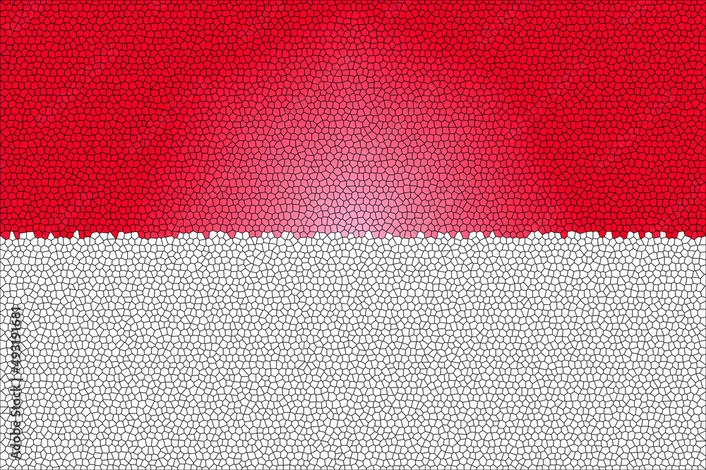Indonesia flag. ID national banner. Indonesia patriotism symbol. State ...